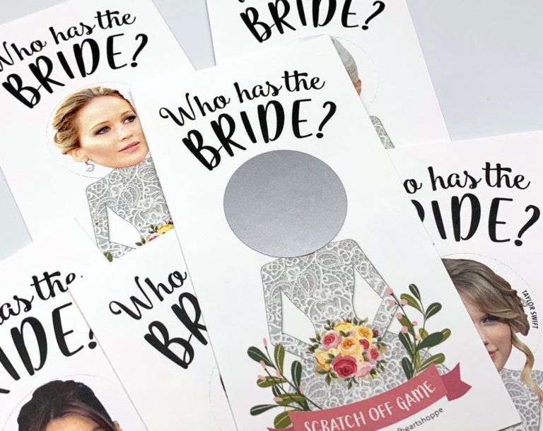 Bridal Shower Scratch Off Games | Bridal Shower 101