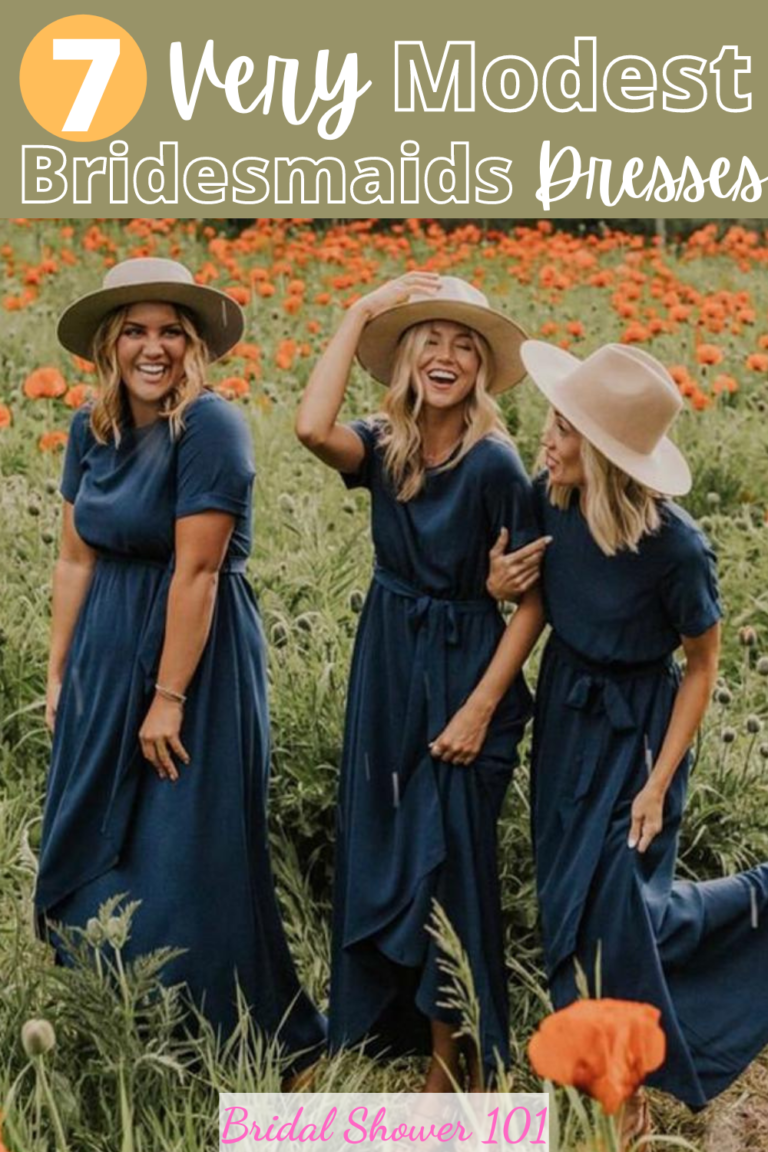 Modest Bridesmaid Dresses to Look Radiant | Bridal Shower 101