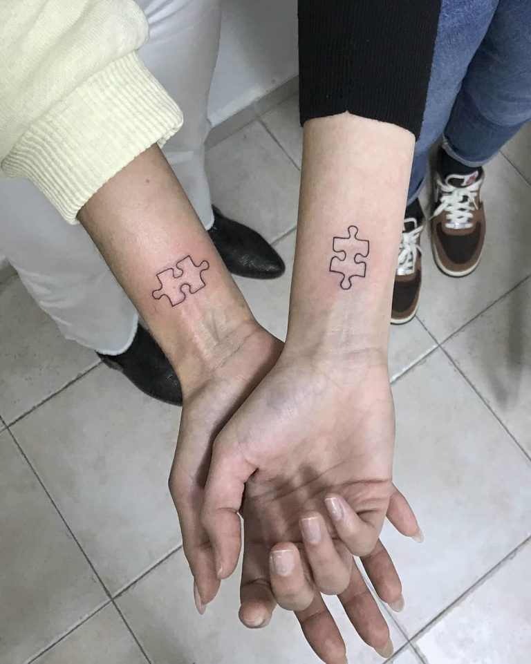25 Fascinating Matching Sister Tattoos (Timeless) | Bridal Shower 101