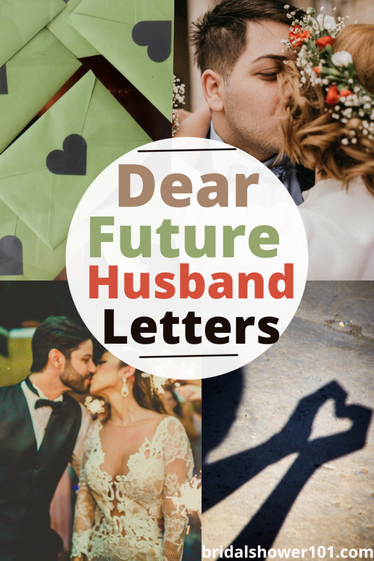 Dear Future Husband Letters From The Heart | Bridal Shower 101