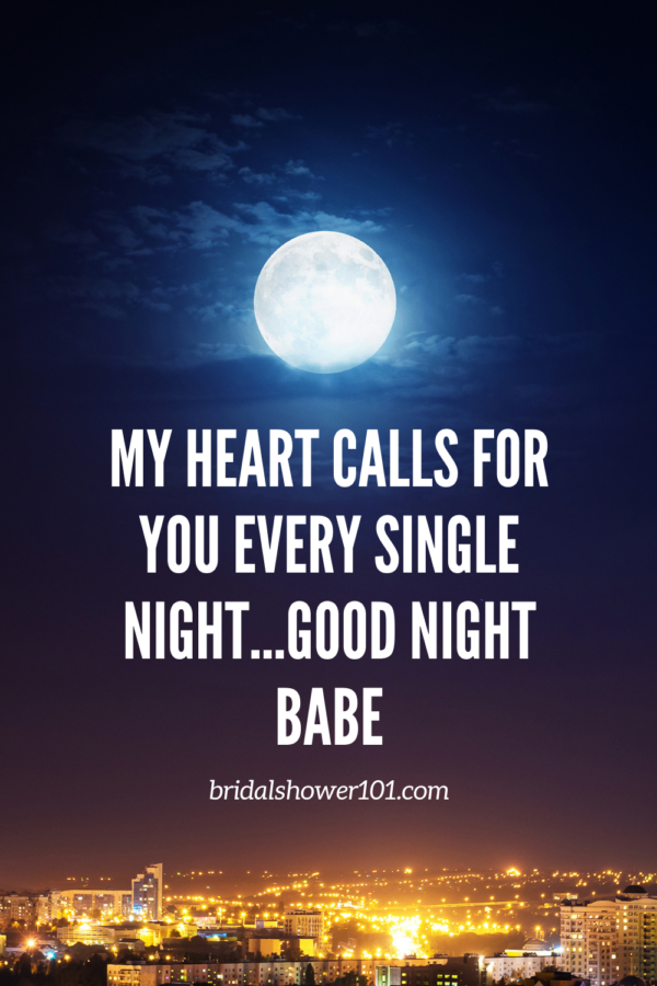 Perfect Goodnight Text To Boyfriend (50 Examples) | Bridal Shower 101