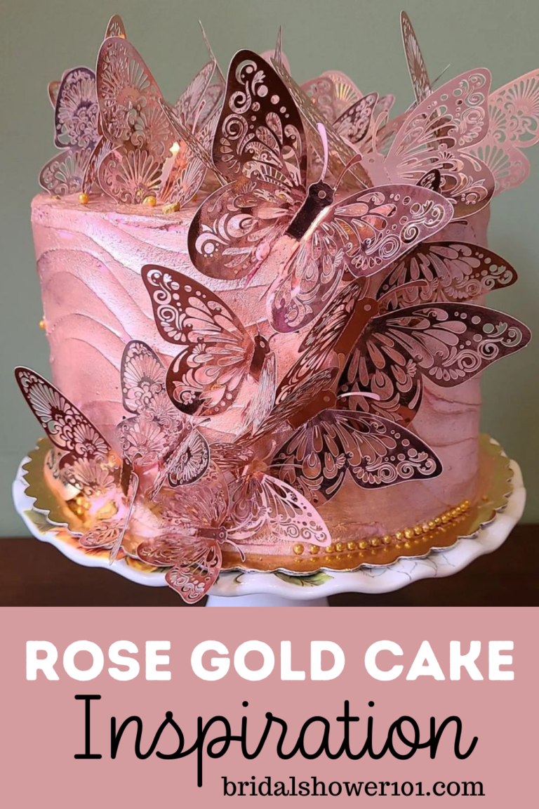 Rose Gold Cake Inspiration Too Pretty To Eat | Bridal Shower 101