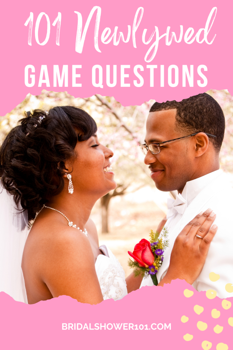101 Bold Newlywed Game Questions | Bridal Shower 101