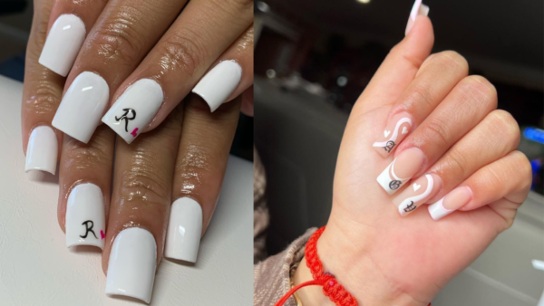 Relationship BF Initials on Nails That Remind You of Him | Bridal ...