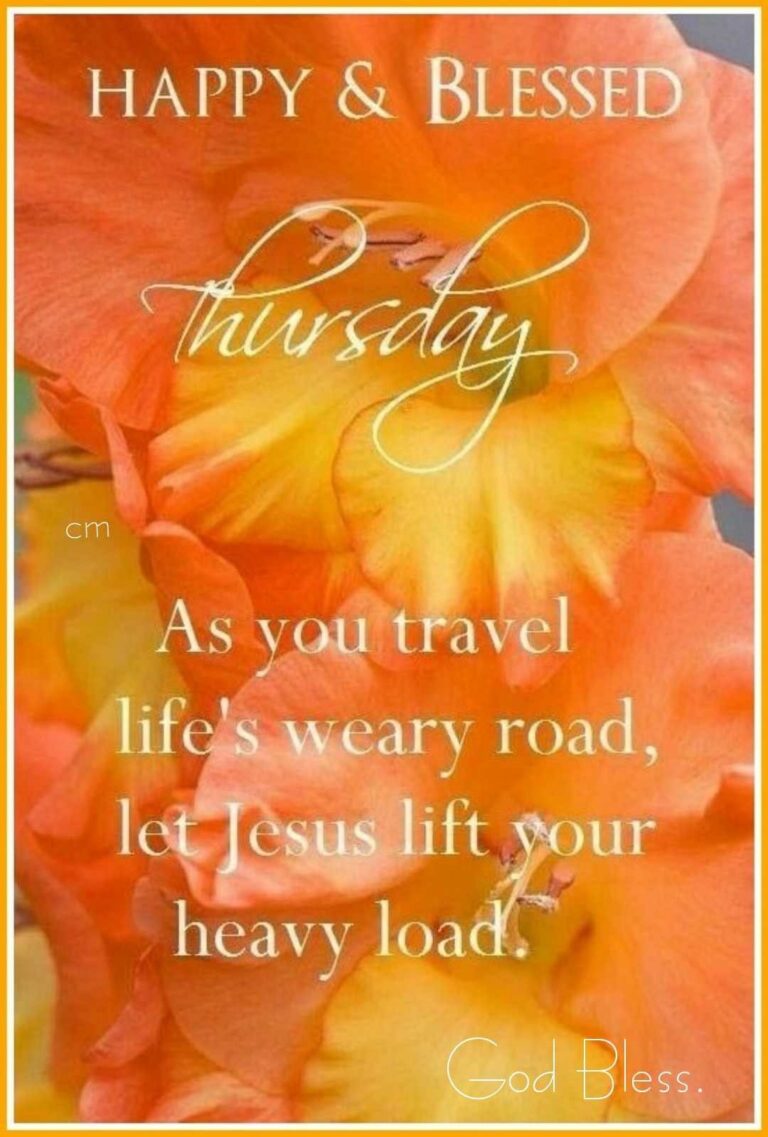 Thursday Blessings To Encourage a Wonderful Day | Bridal Shower 101
