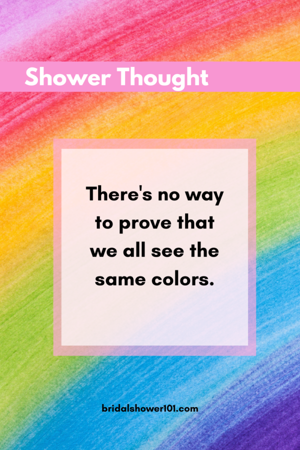 Funny Shower Thoughts That Won’t Go Away | Bridal Shower 101
