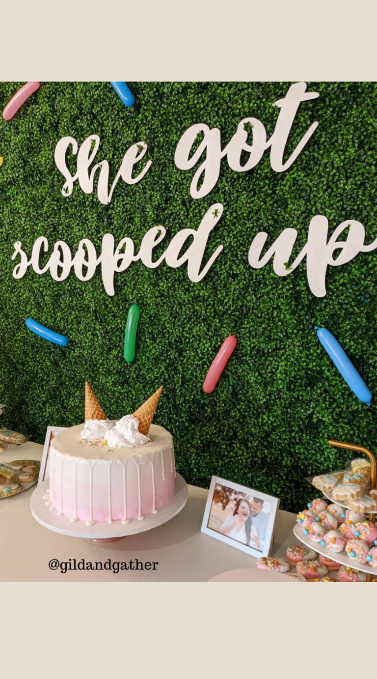 She’s Been Scooped Up Bridal Shower Ideas | Bridal Shower 101